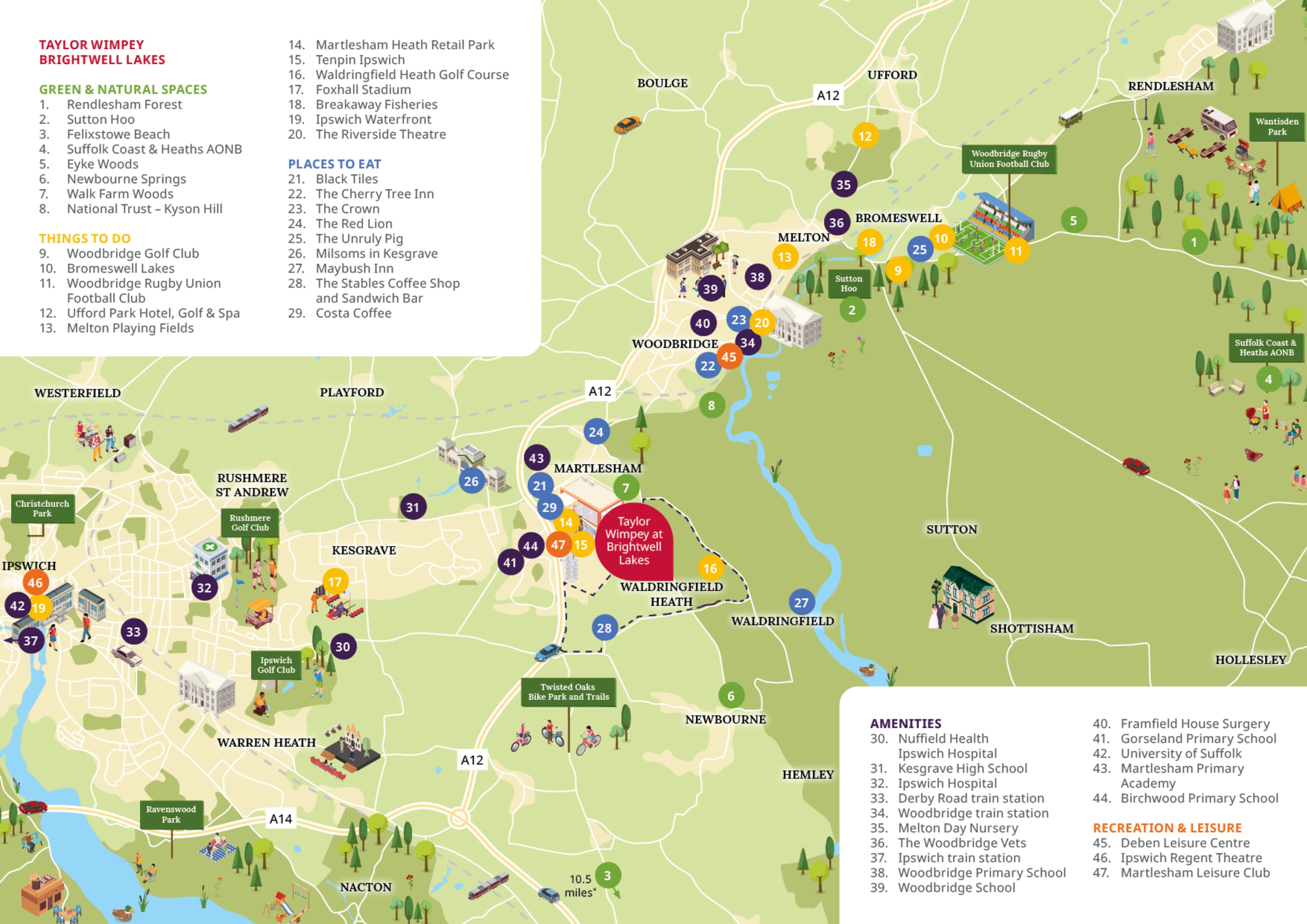 Auster Place at Brightwell Lakes ‧ New homes in Martlesham ‧ Taylor Wimpey