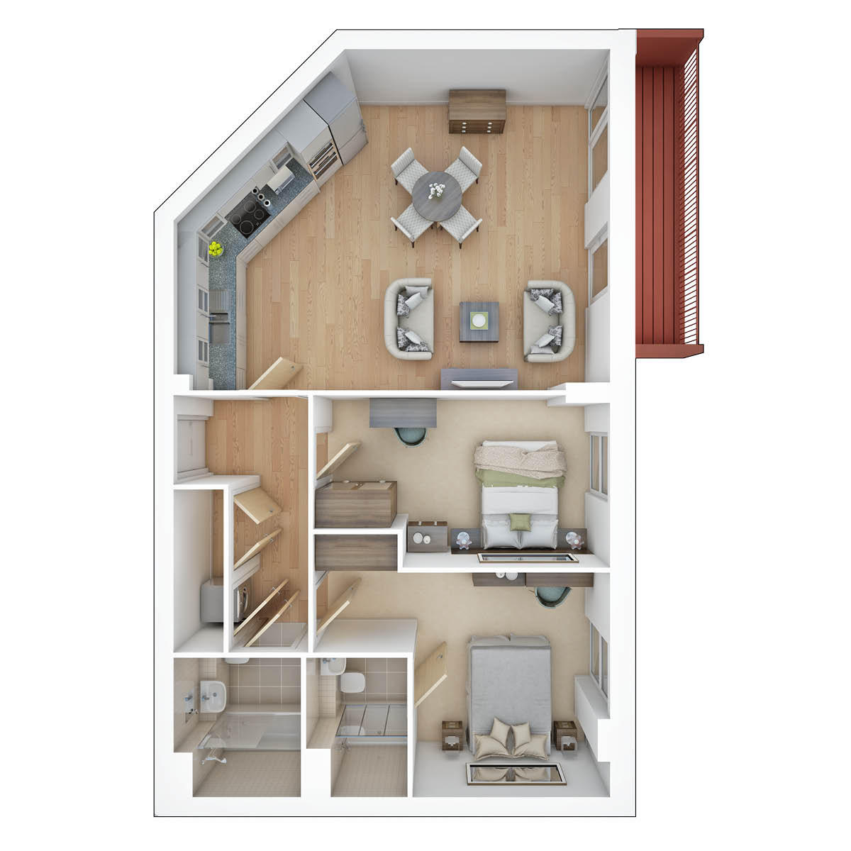 Plot 126 at Hertford Mill in Hackney Wick ‧ Taylor Wimpey