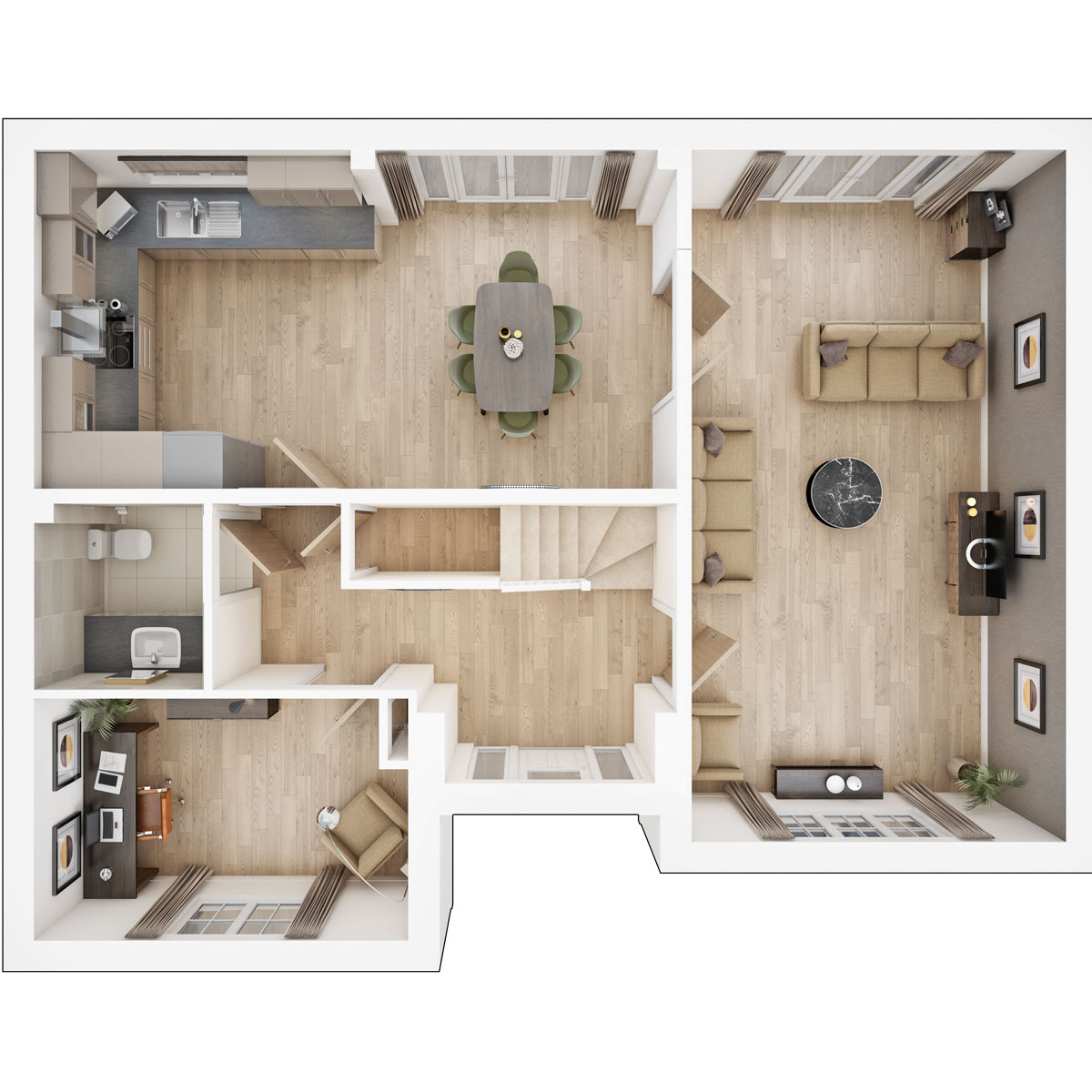Plot 16 at The Quarters in Quedgeley ‧ Taylor Wimpey