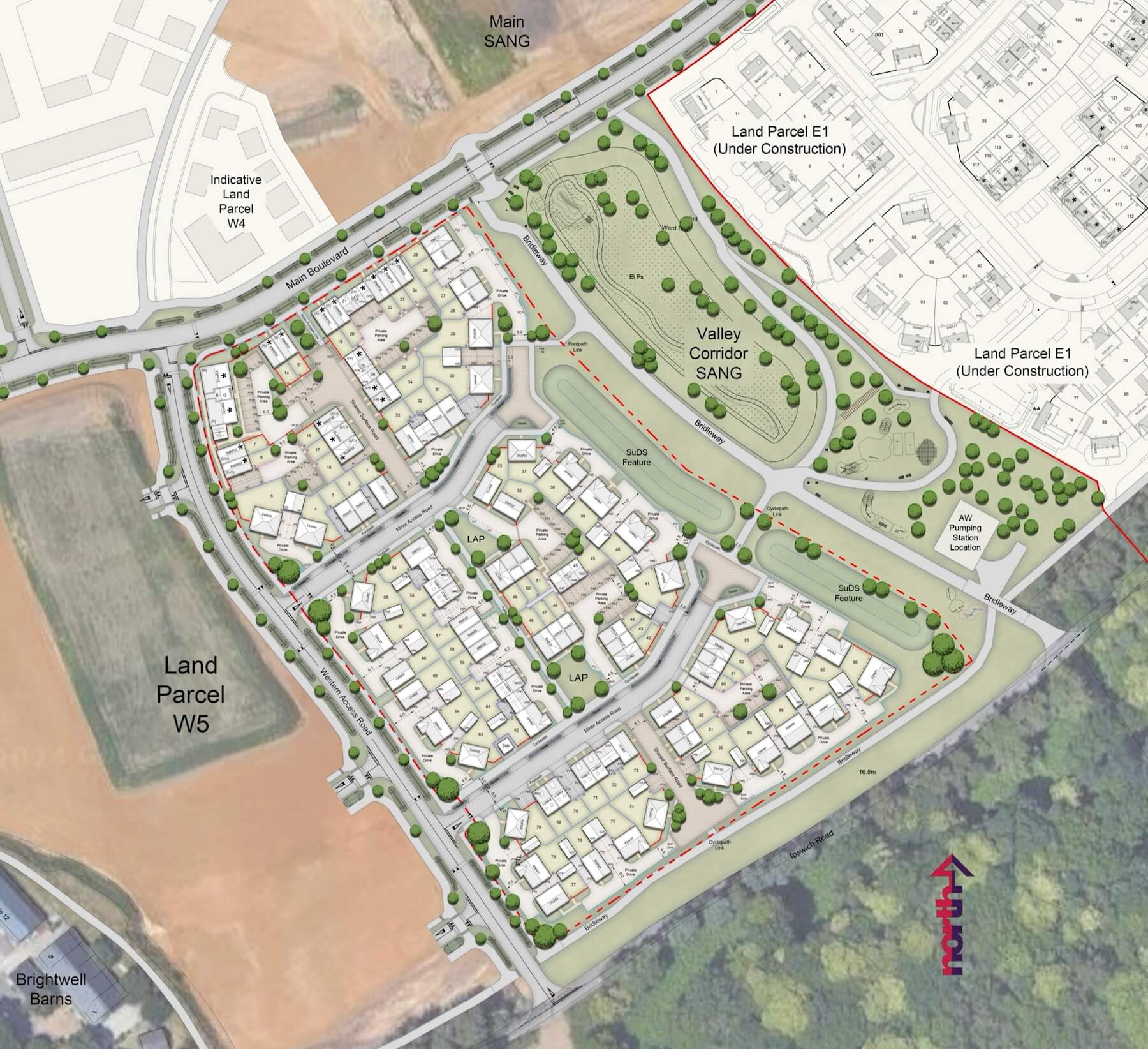 Brightwell Lakes Parcel W6 ‧ Proposed new homes in Martlesham ‧ Taylor ...