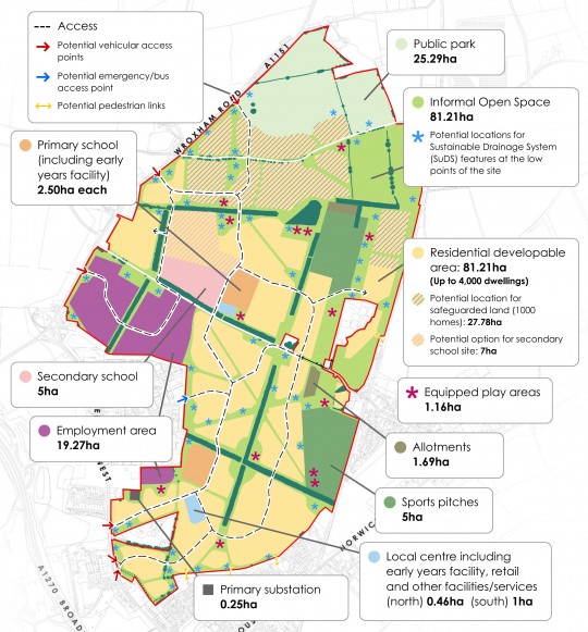 Redevelopment of Land North of Rackheath, Norwich ‧ Taylor Wimpey