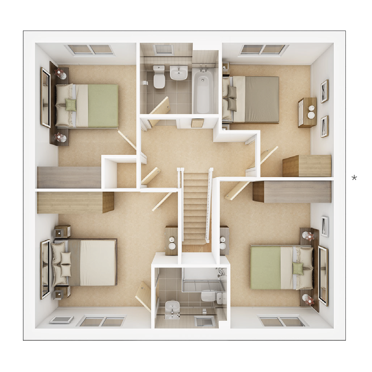 Plot 130 at Buckton Fields in Northampton ‧ Taylor Wimpey