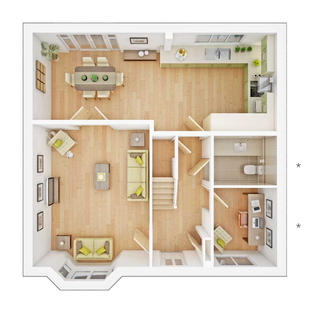 Plot 130 at Buckton Fields in Northampton ‧ Taylor Wimpey