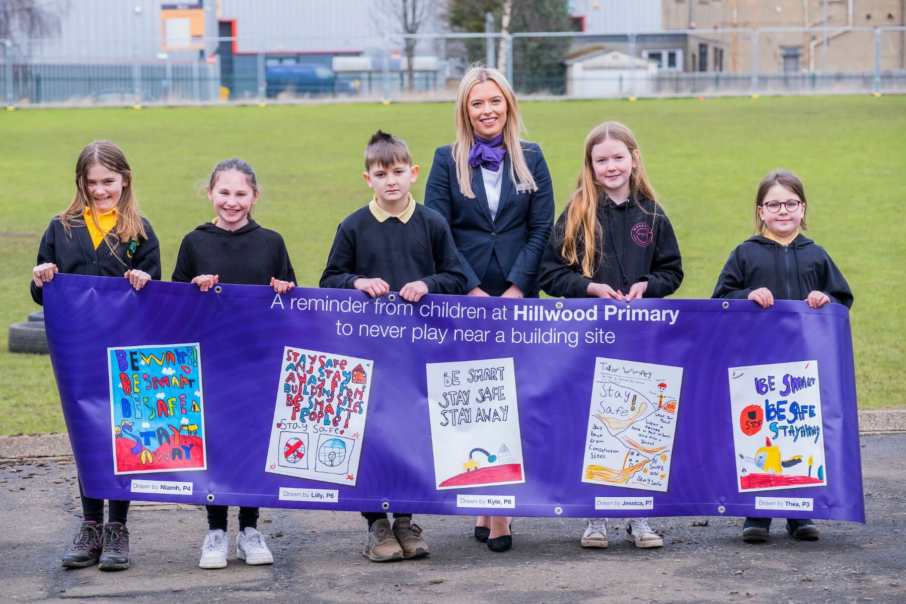 Children have designs on health and safety in Ratho Station ‧ Taylor Wimpey