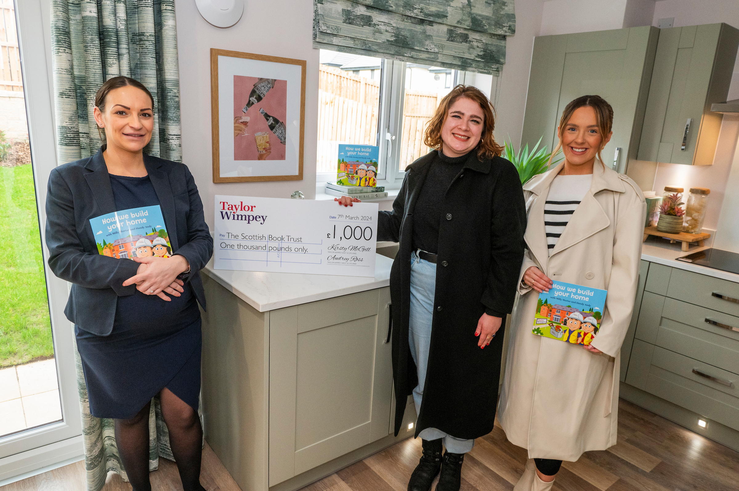 We mark World Book Day with a donation to the Scottish Book Trust ...