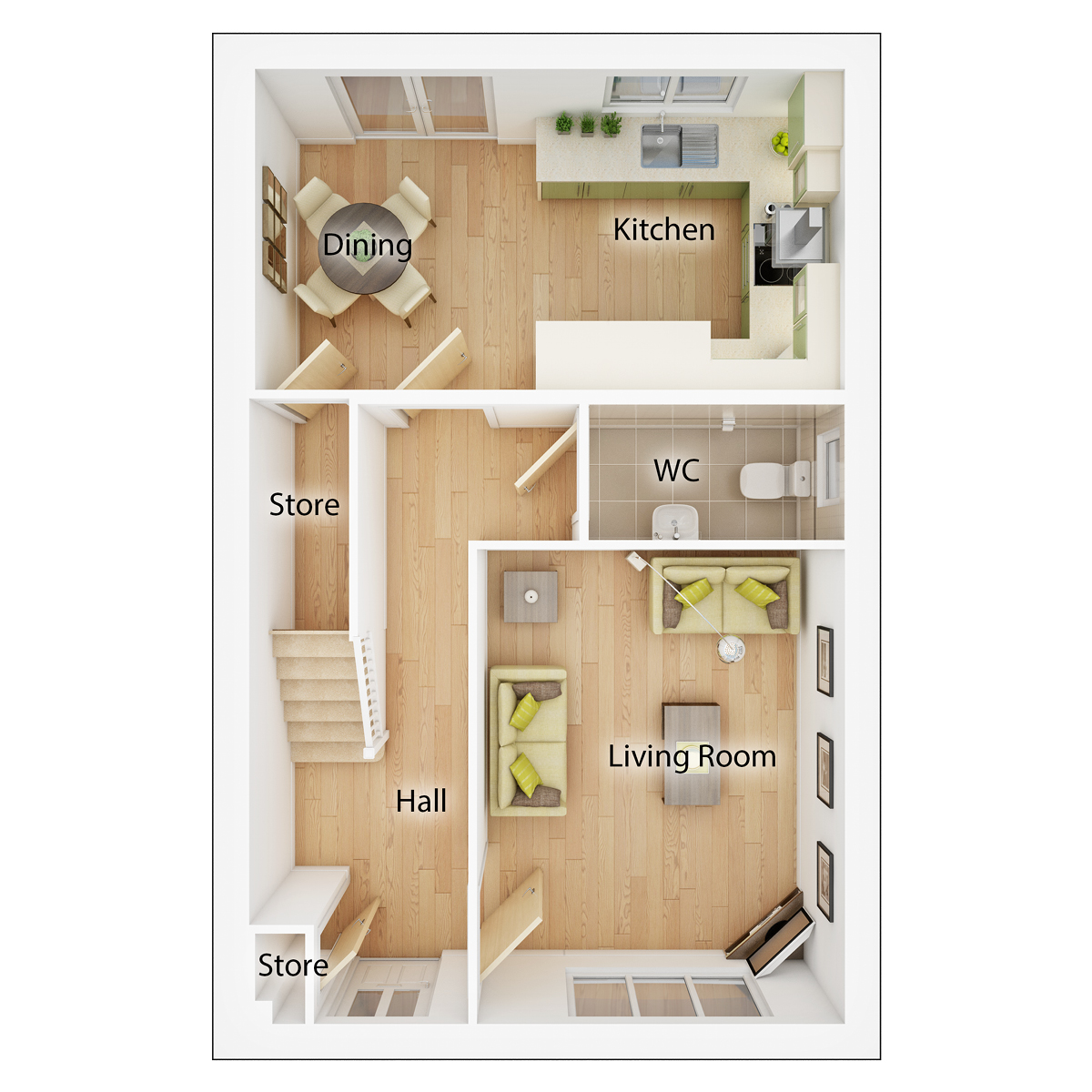 Plot 530 at Letham Meadows in Haddington ‧ Taylor Wimpey