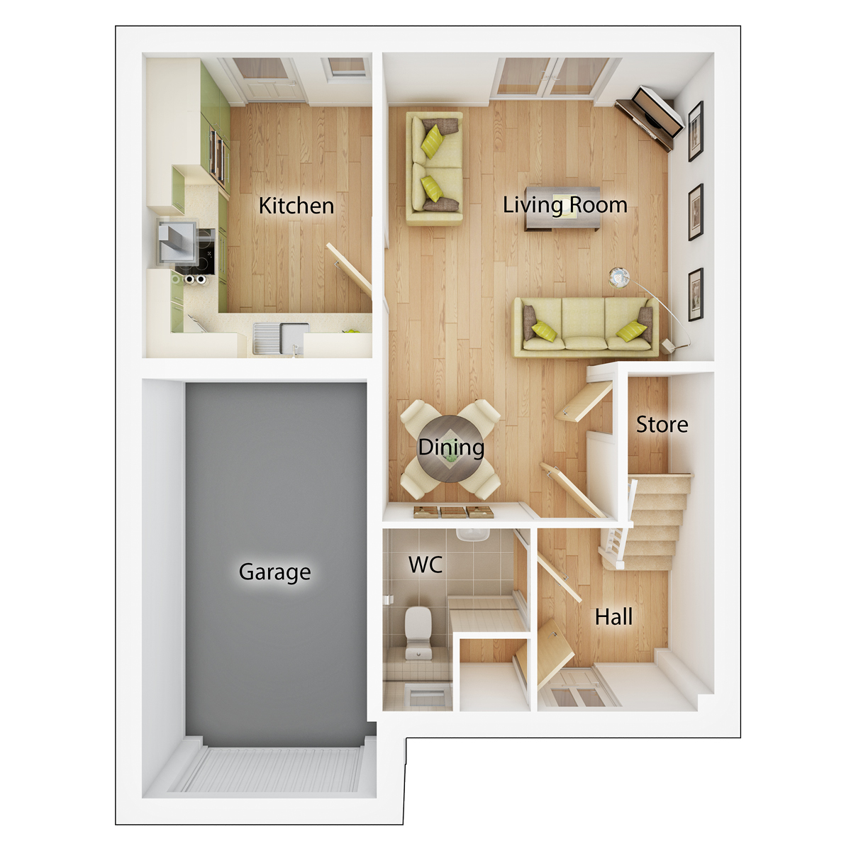 Plot 214 at Belhaven Way in Dunbar ‧ Taylor Wimpey
