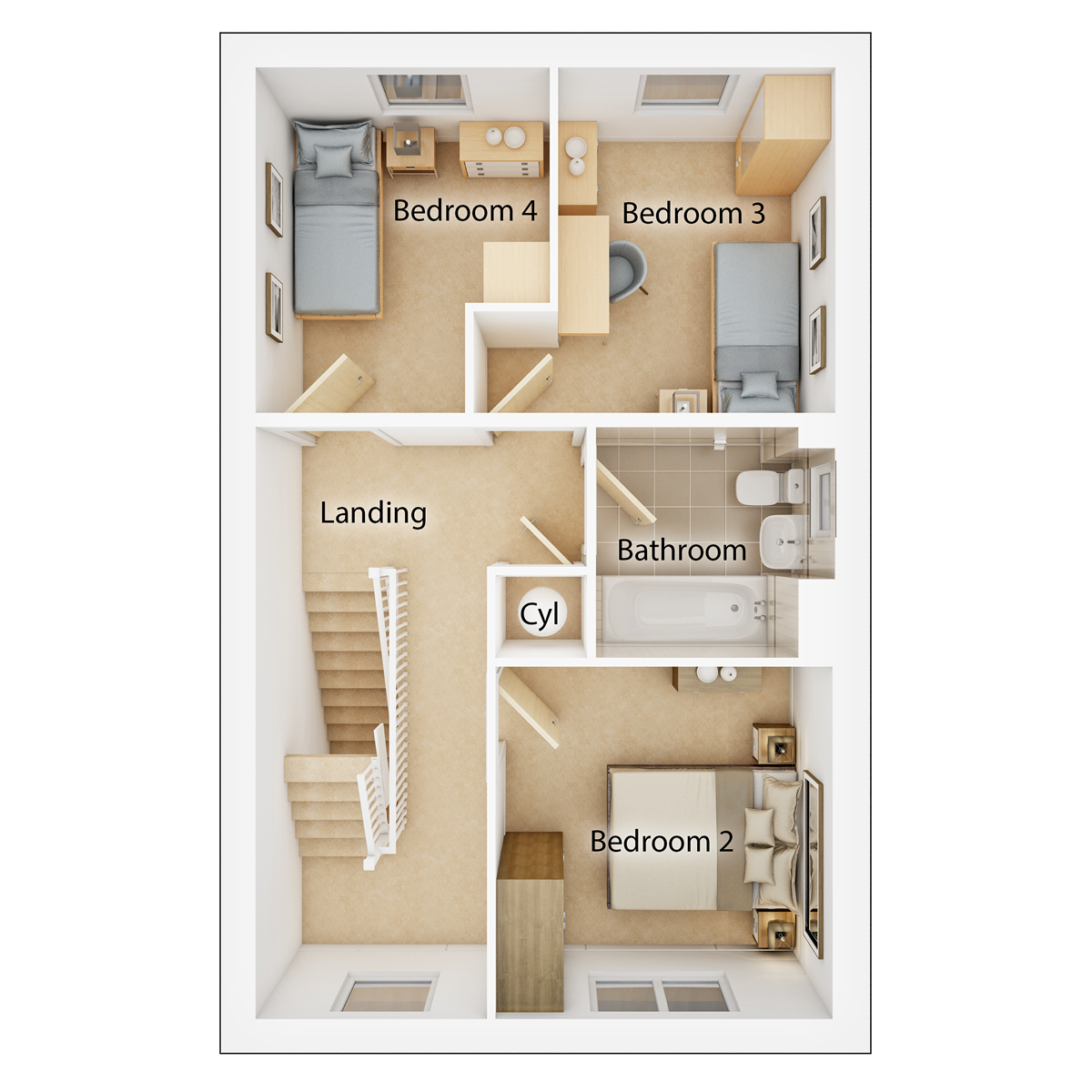 Plot 138 at West Craigs in Maybury ‧ Taylor Wimpey
