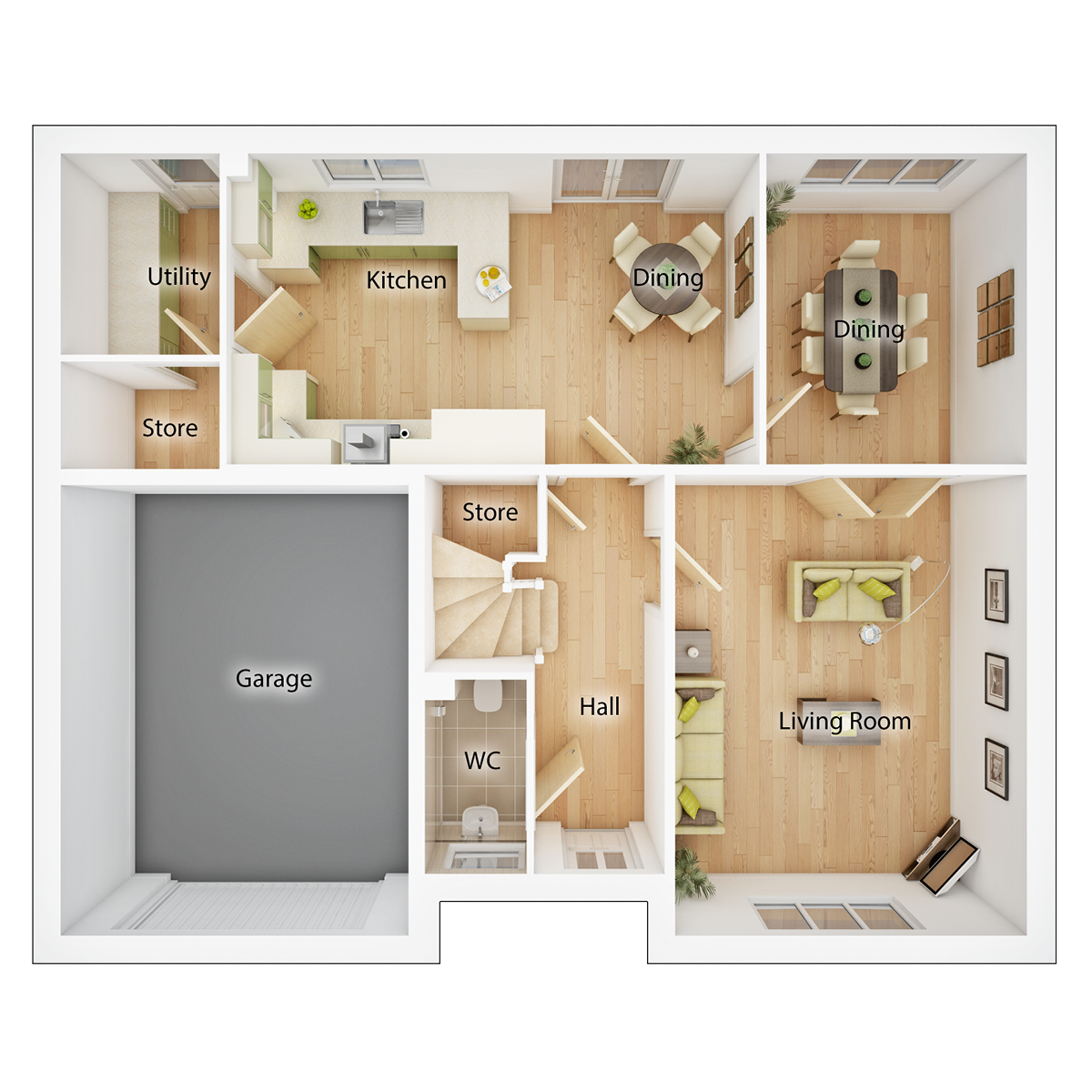 Plot 107 at Lauder Grove in Ratho Station ‧ Taylor Wimpey