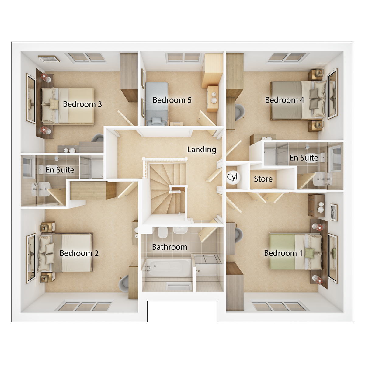 Plot 746 at Greenlaw Mains in Penicuik ‧ Taylor Wimpey