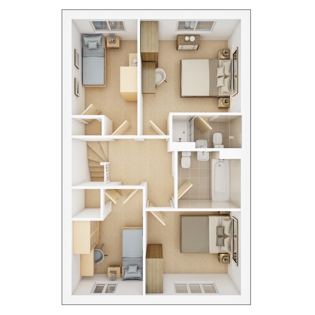 Plot 68 at Wool Gardens in Crewkerne ‧ Taylor Wimpey