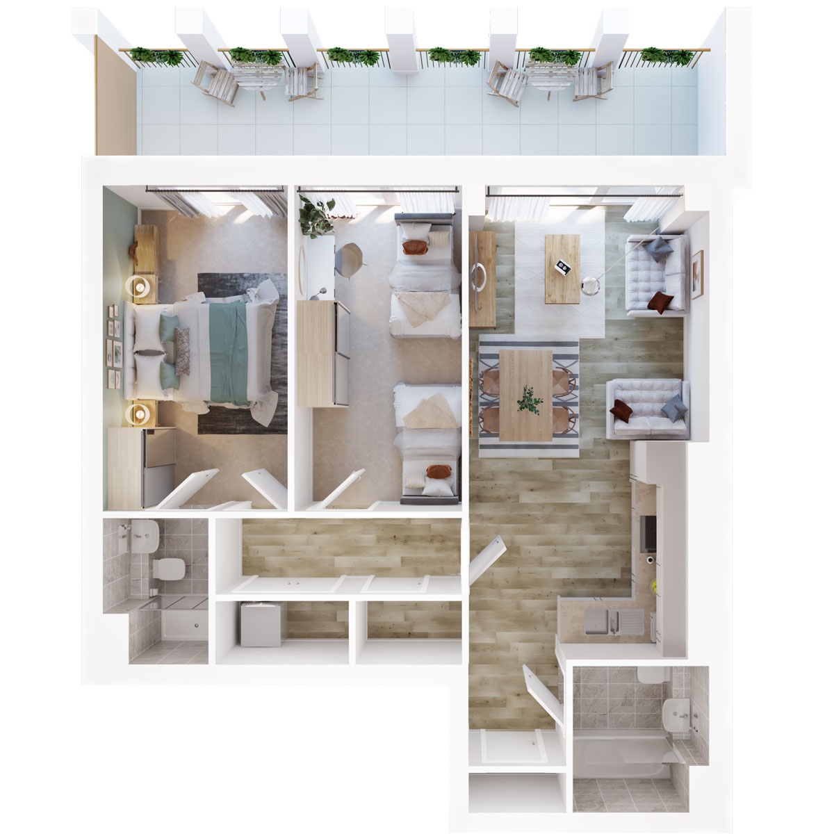 Plot 202 at Coronation Square in Leyton ‧ Taylor Wimpey