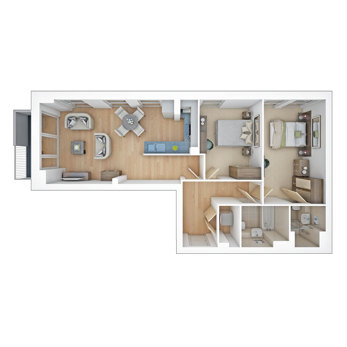 Plot 63 at Hertford Mill in Hackney ‧ Taylor Wimpey