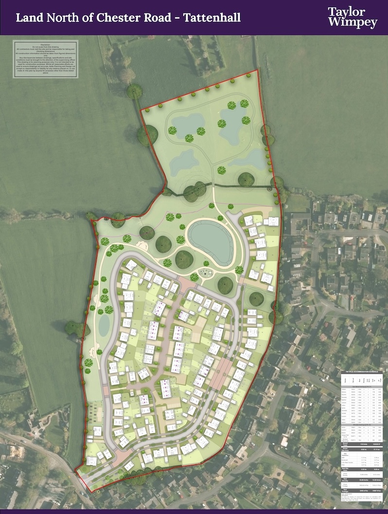 Redevelopment of Land at Chester Road, Tattenhall ‧ Taylor Wimpey