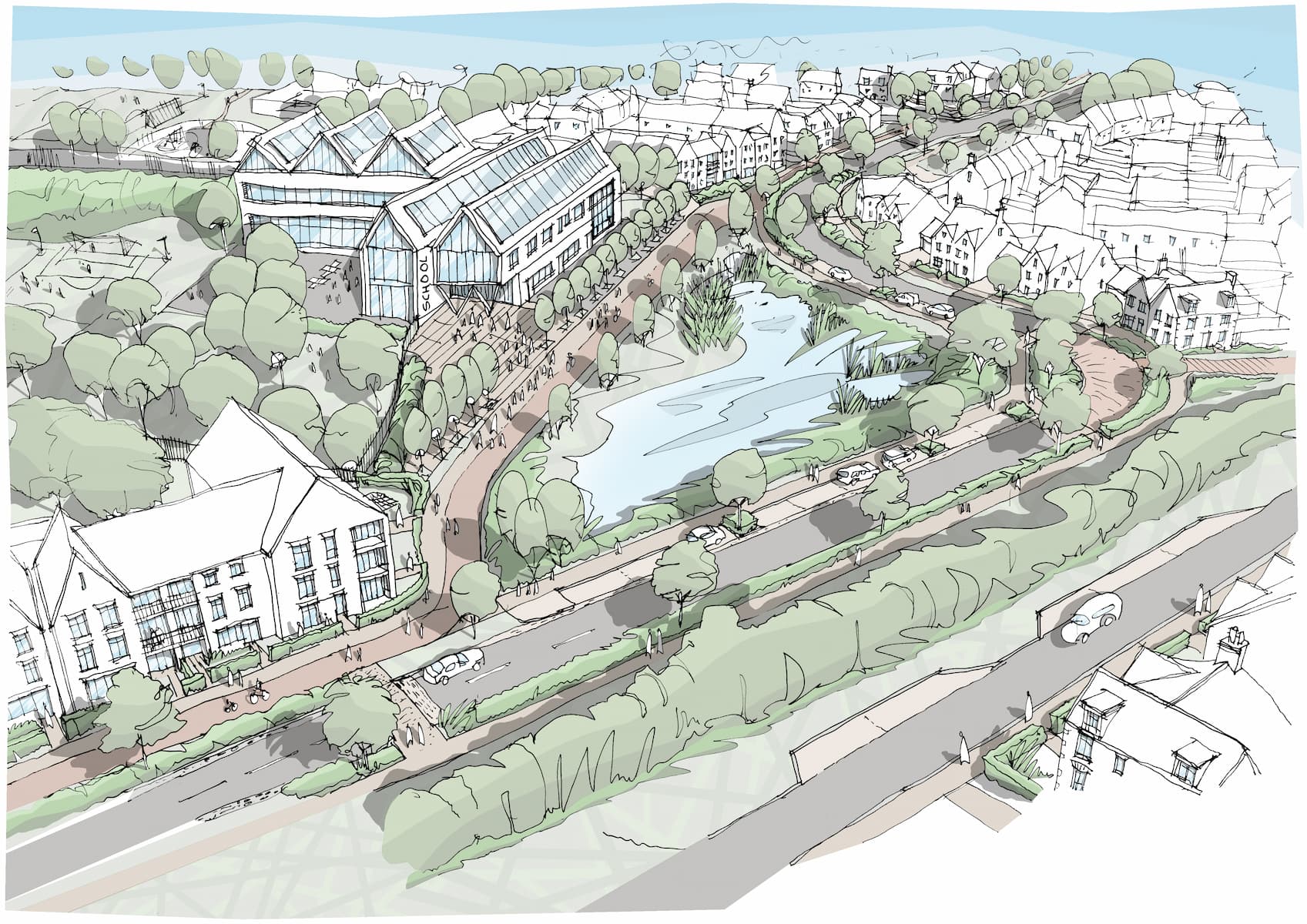 Redevelopment of Salden Place Proposed Development, Milton Keynes ...