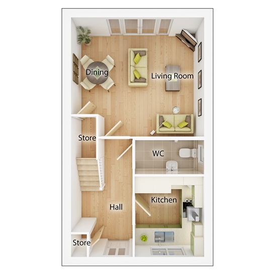 Plot 316 at Meadowside in Glenboig ‧ Taylor Wimpey