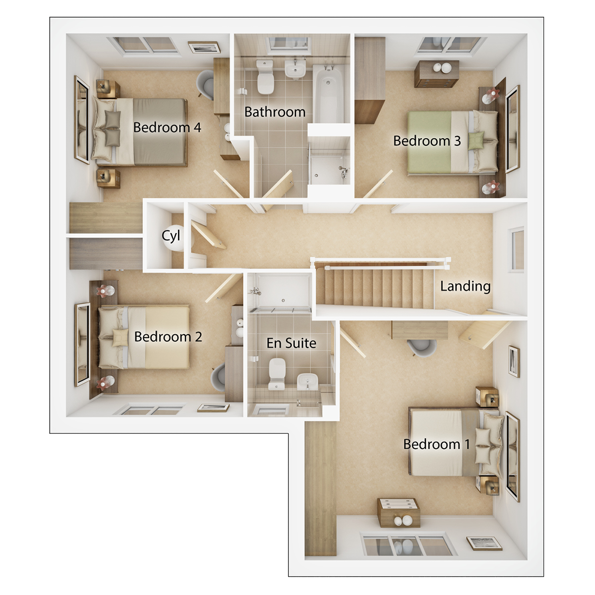 Plot 106 at Oakwood Grove in Hamilton ‧ Taylor Wimpey