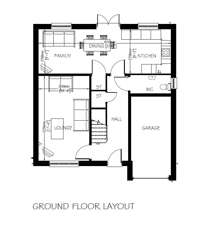 Plot 84 at Calder Wynd in Coatbridge ‧ Taylor Wimpey