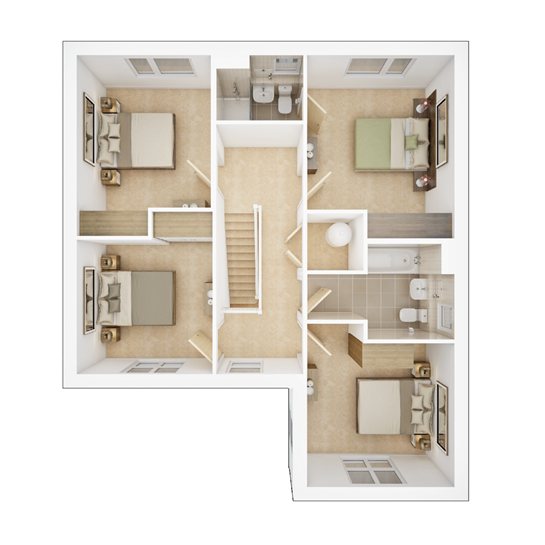 Plot 101 at Woodside Vale in Leeds ‧ Taylor Wimpey