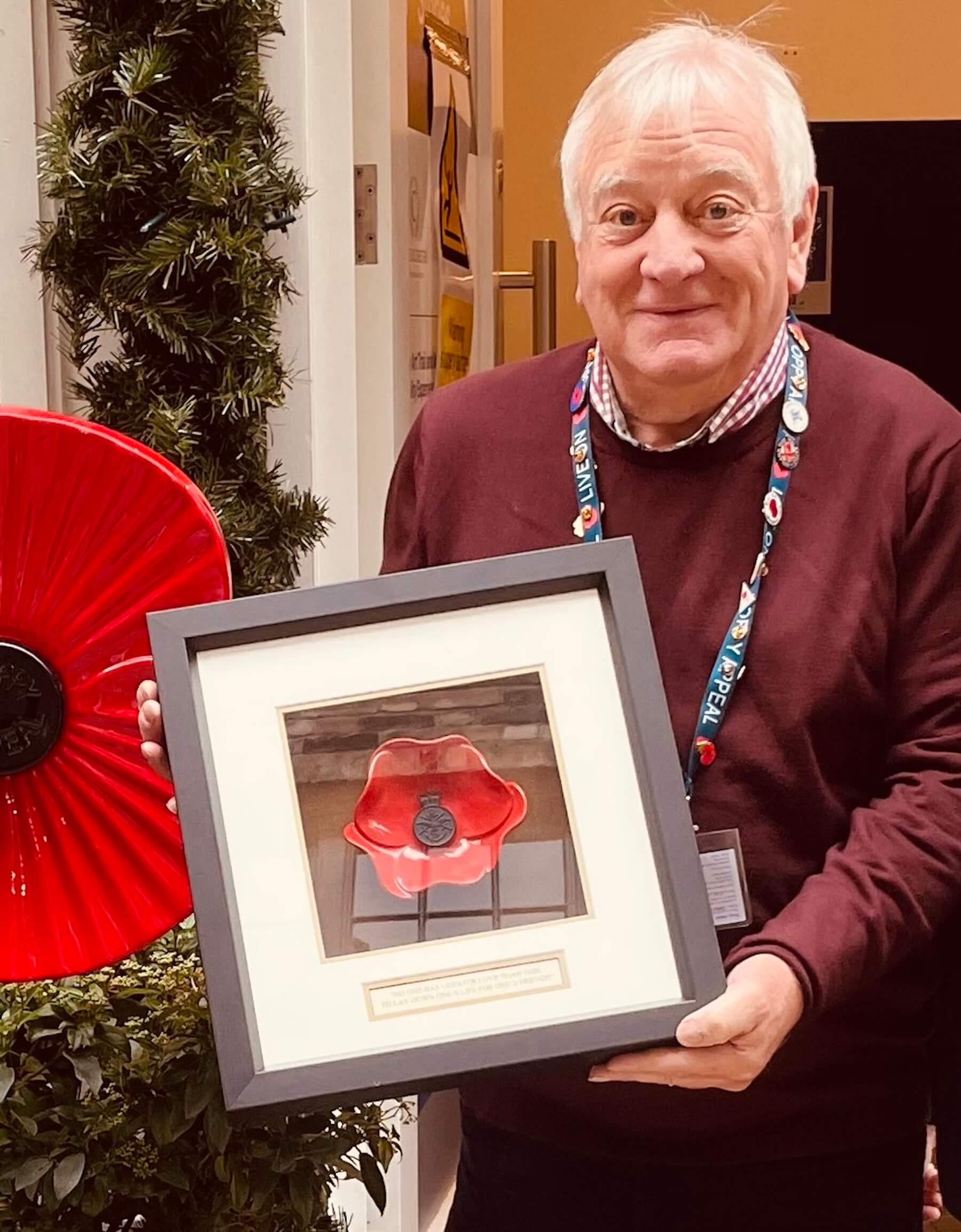 We donate Poppy artwork to the Royal British Legion ‧ Taylor Wimpey