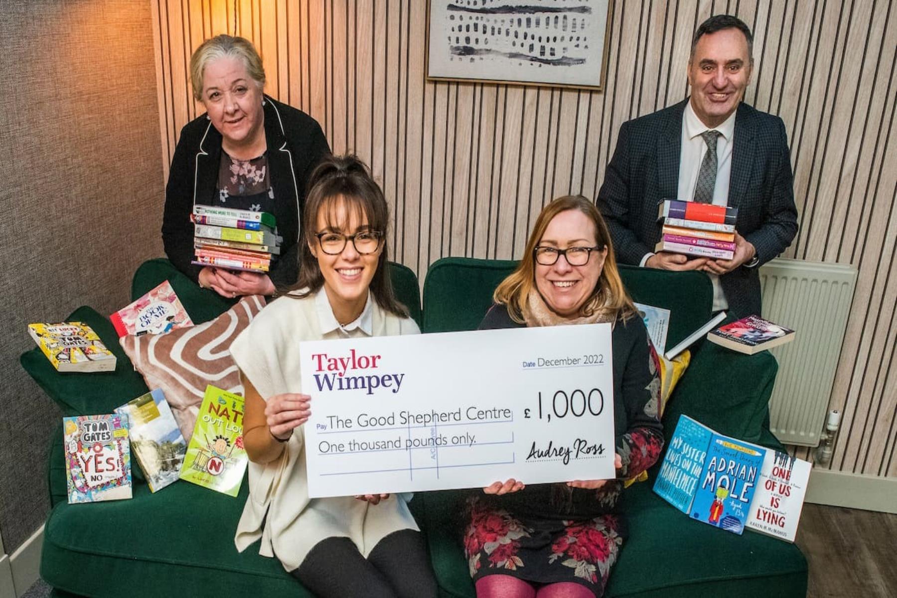 We give Scottish youth charity based in Bishopton a festive donation ...