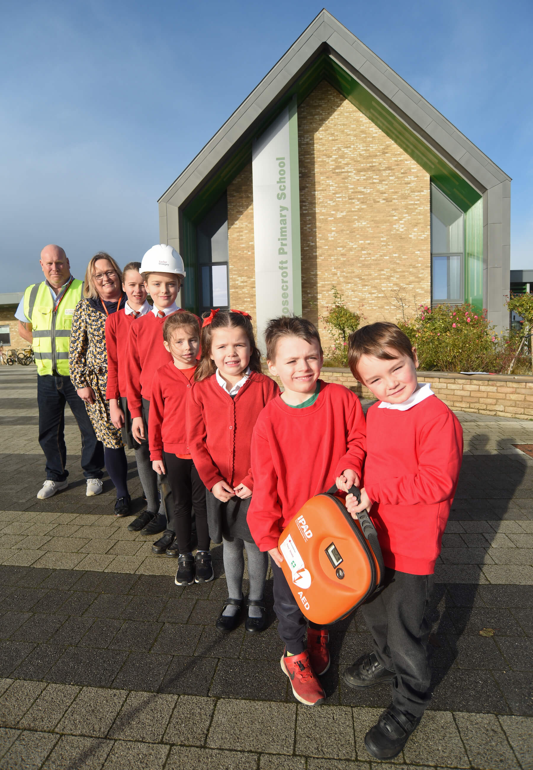 We donate life saving defibrillator to local school in Attleborough ...