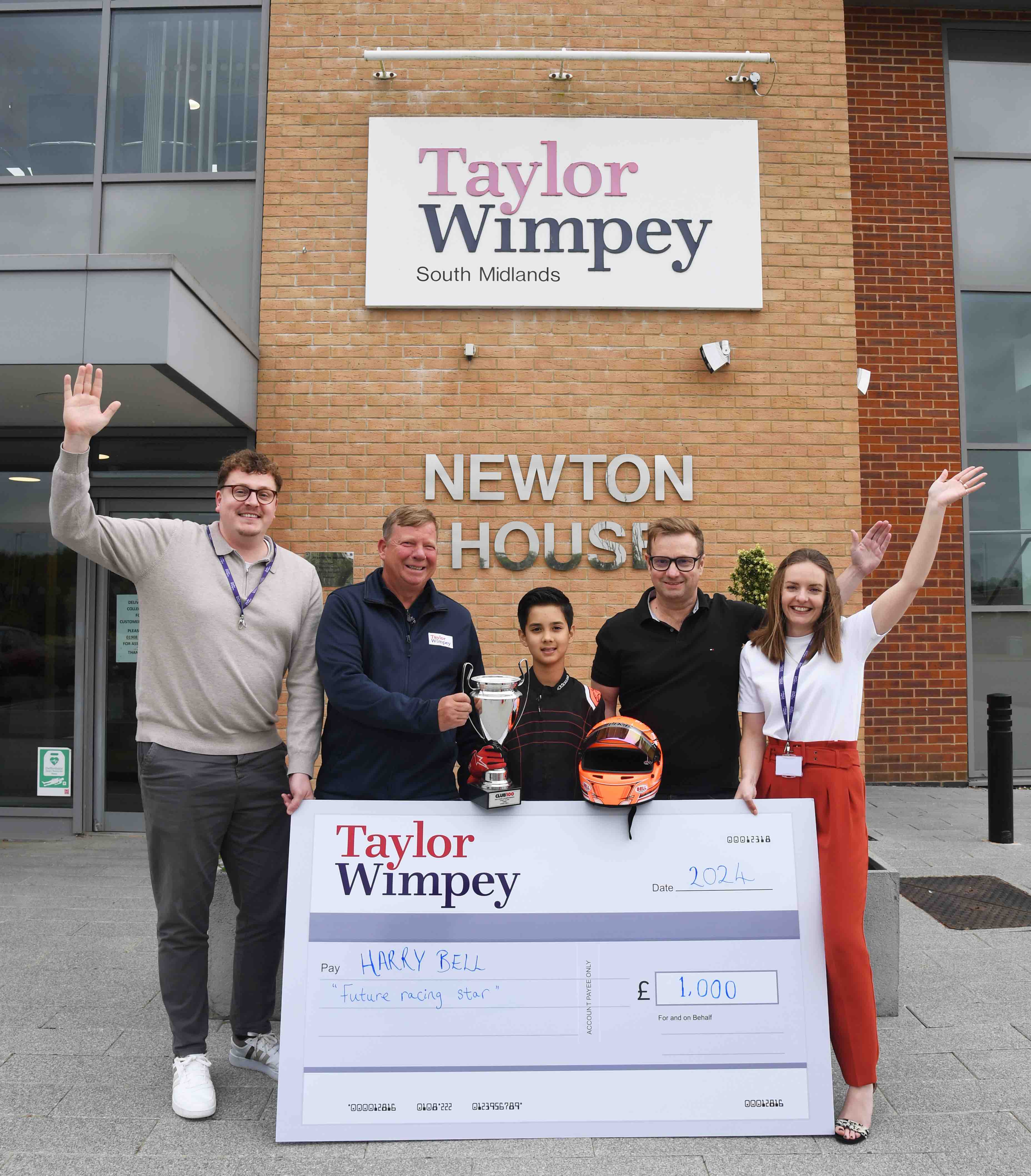We support Milton Keynes go-karting hopeful ‧ Taylor Wimpey