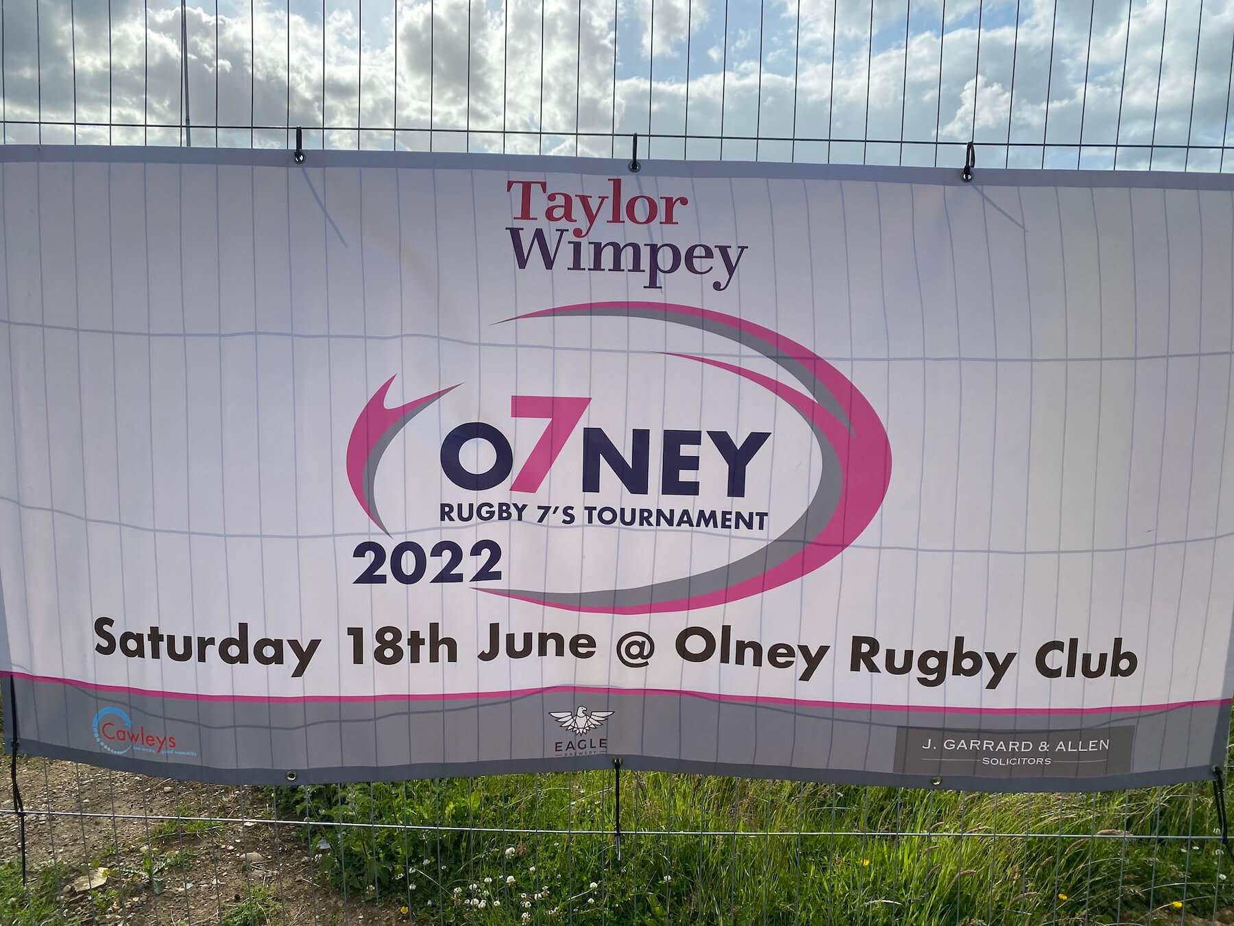We are proud to support local rugby tournament in Olney ‧ Taylor Wimpey