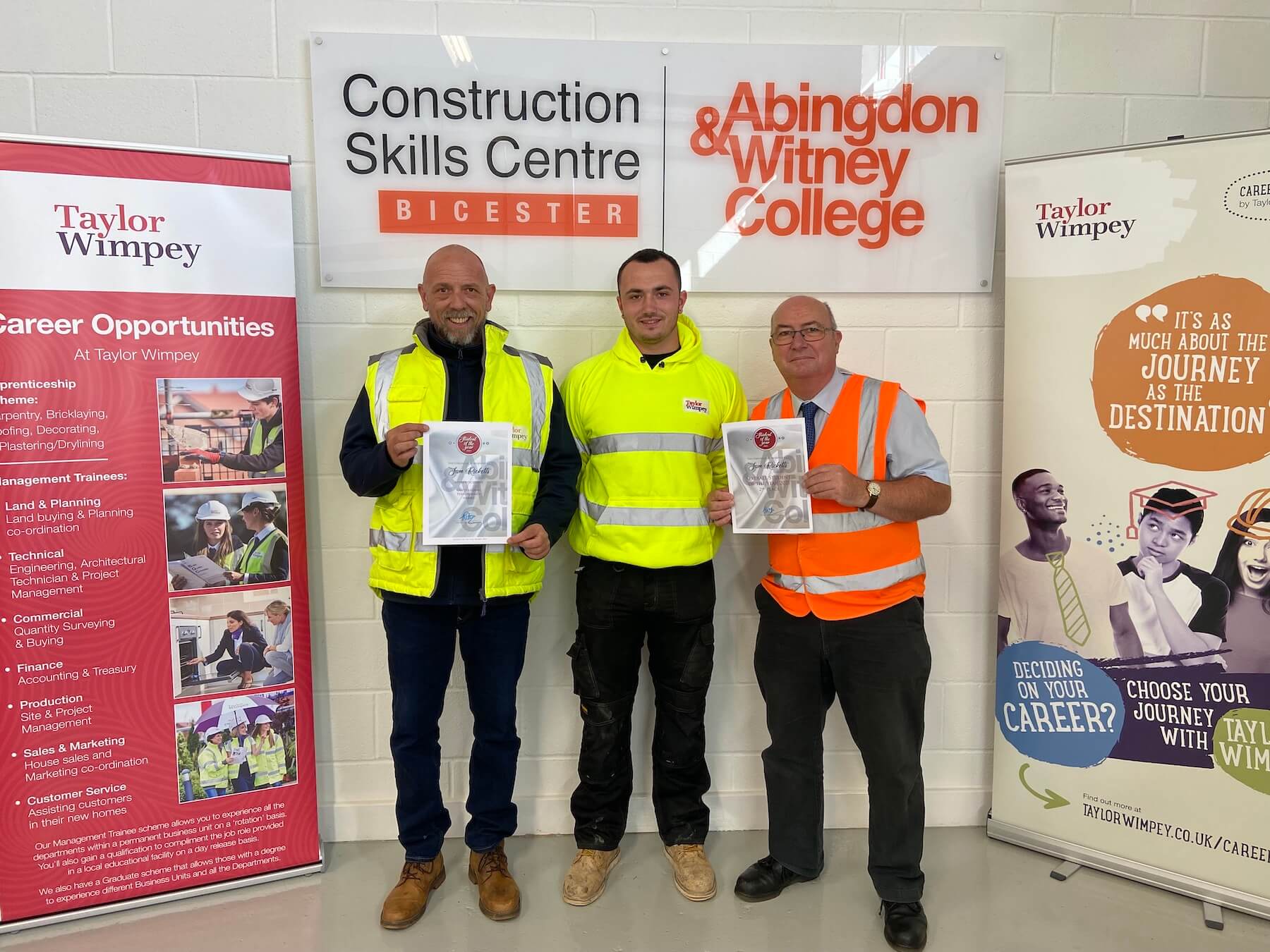 We celebrate college award for 'outstanding' apprentice in Didcot ...