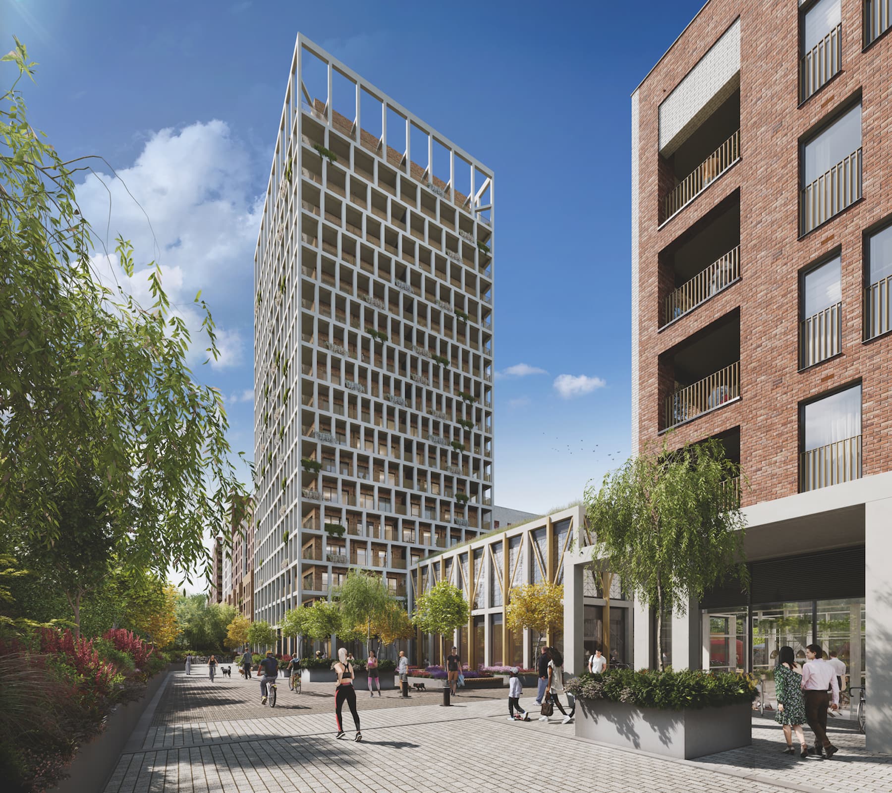 Artists sought to give a bold identity to Leyton’s Coronation Square ...