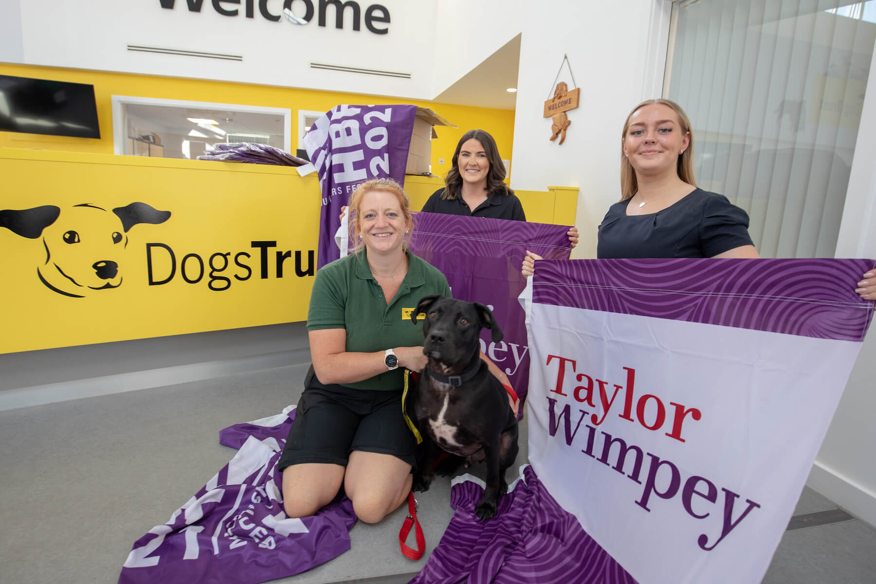 We fly the flag in support of local animal shelters ‧ Taylor Wimpey