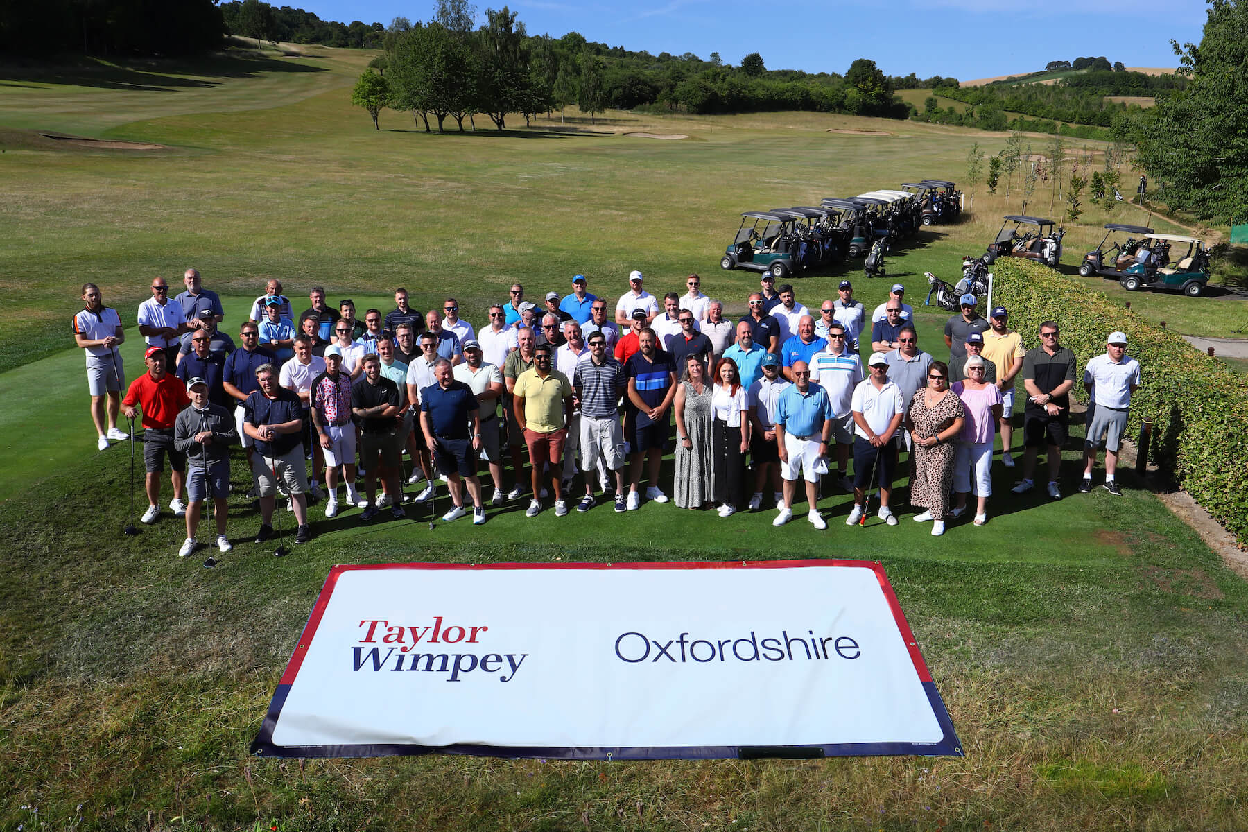 We help raise £5000 for Oxfordshire causes on Golf Day ‧ Taylor Wimpey