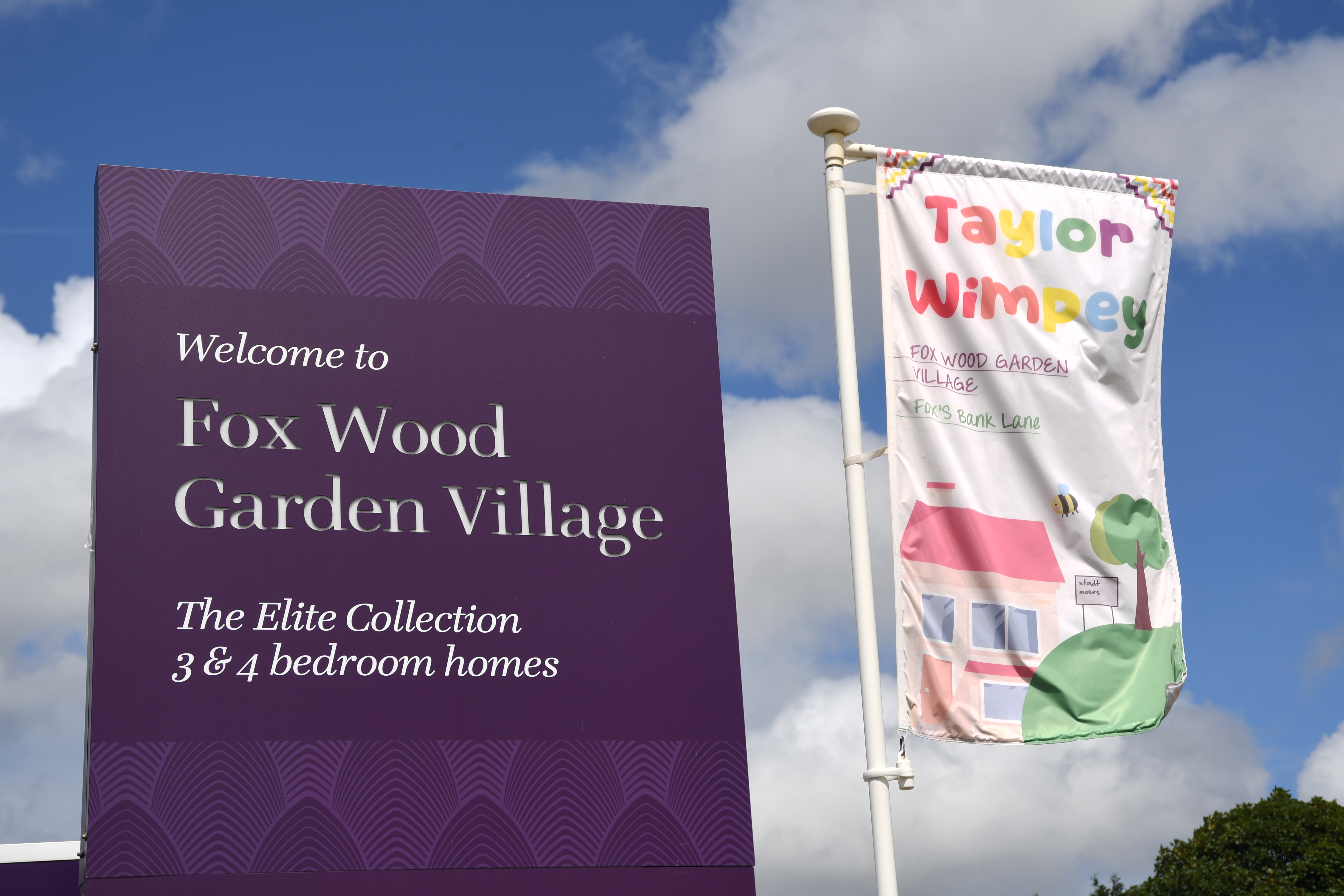 Whiston school children create colourful flag designs for Fox Wood ...