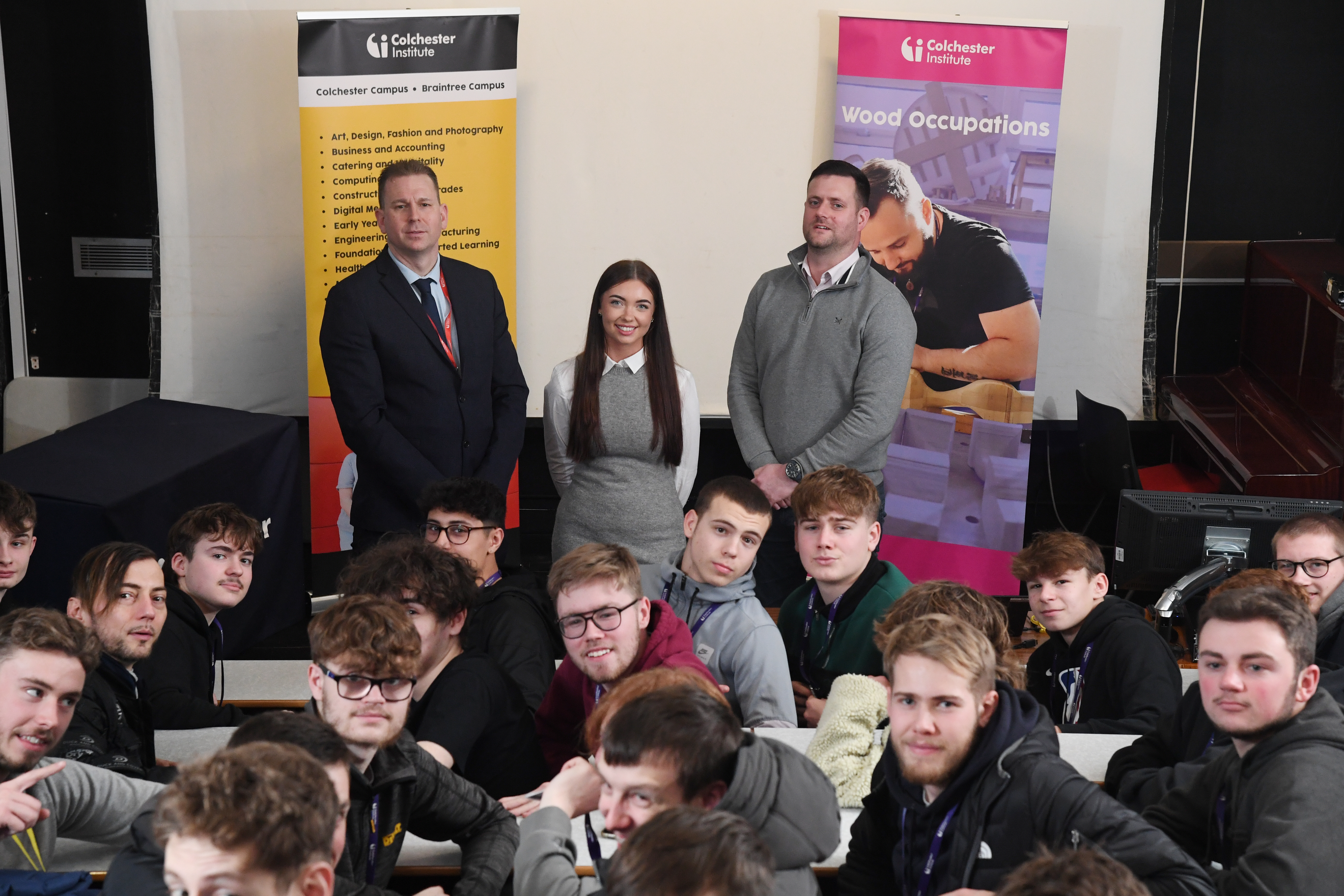 Production Director Dean visits former college to give careers talk to ...