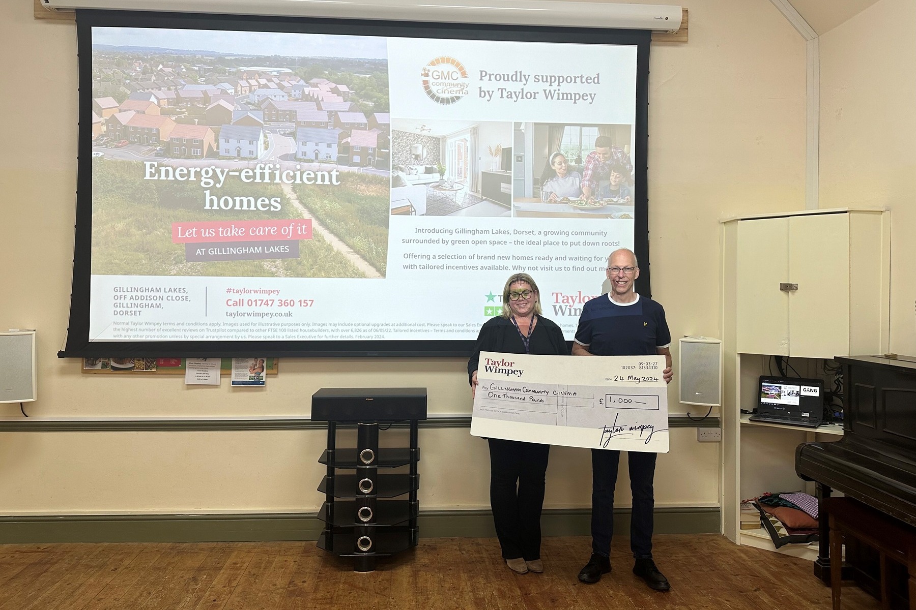 We Help Boost Gillingham Community Cinema's Relocation ‧ Taylor Wimpey