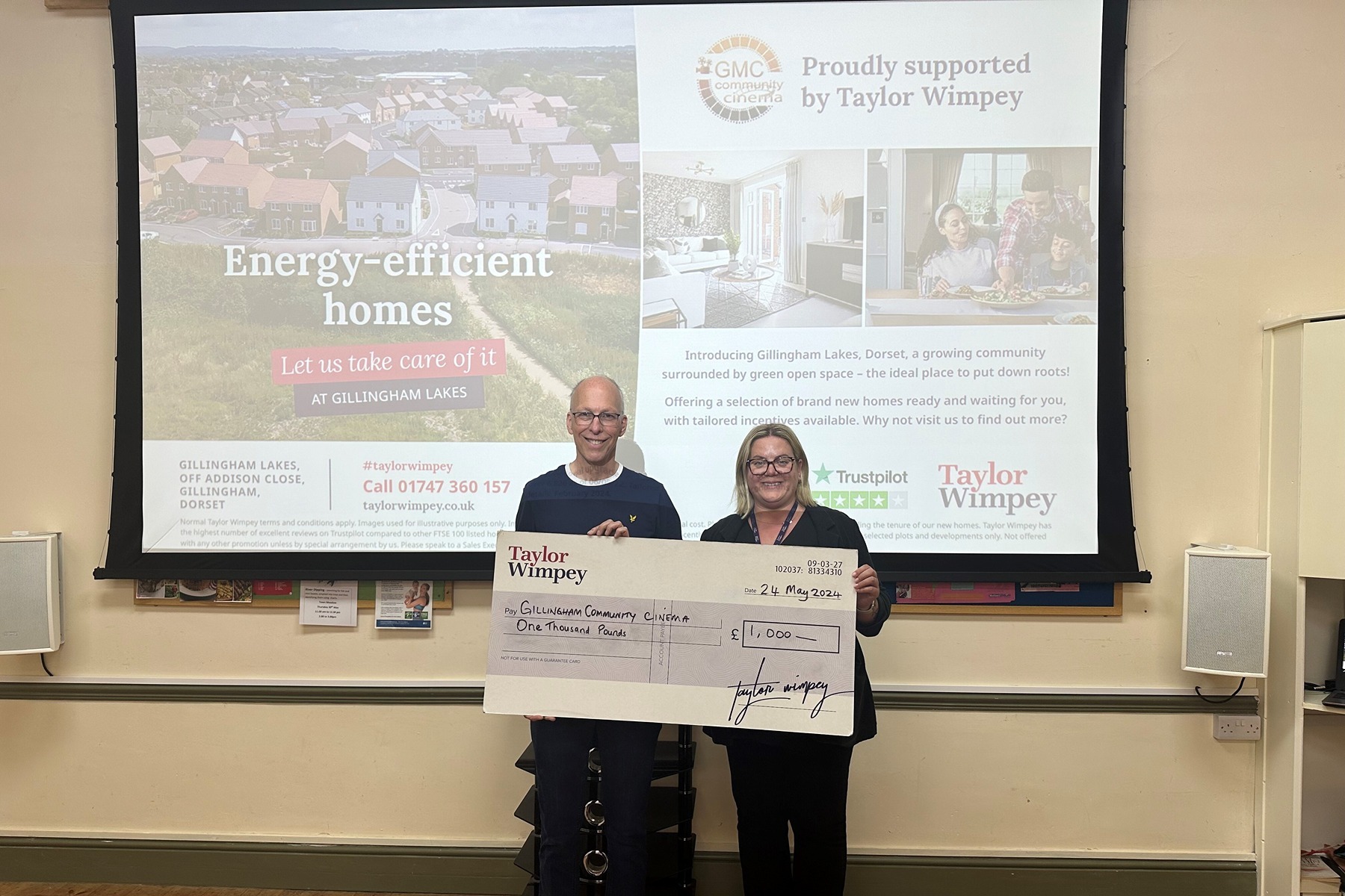 We Help Boost Gillingham Community Cinema's Relocation ‧ Taylor Wimpey